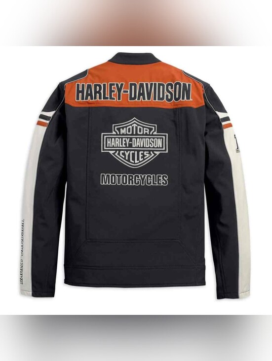 Harley-Davidson | Jackets & Coats | Harleydavidson Black And Orange ...